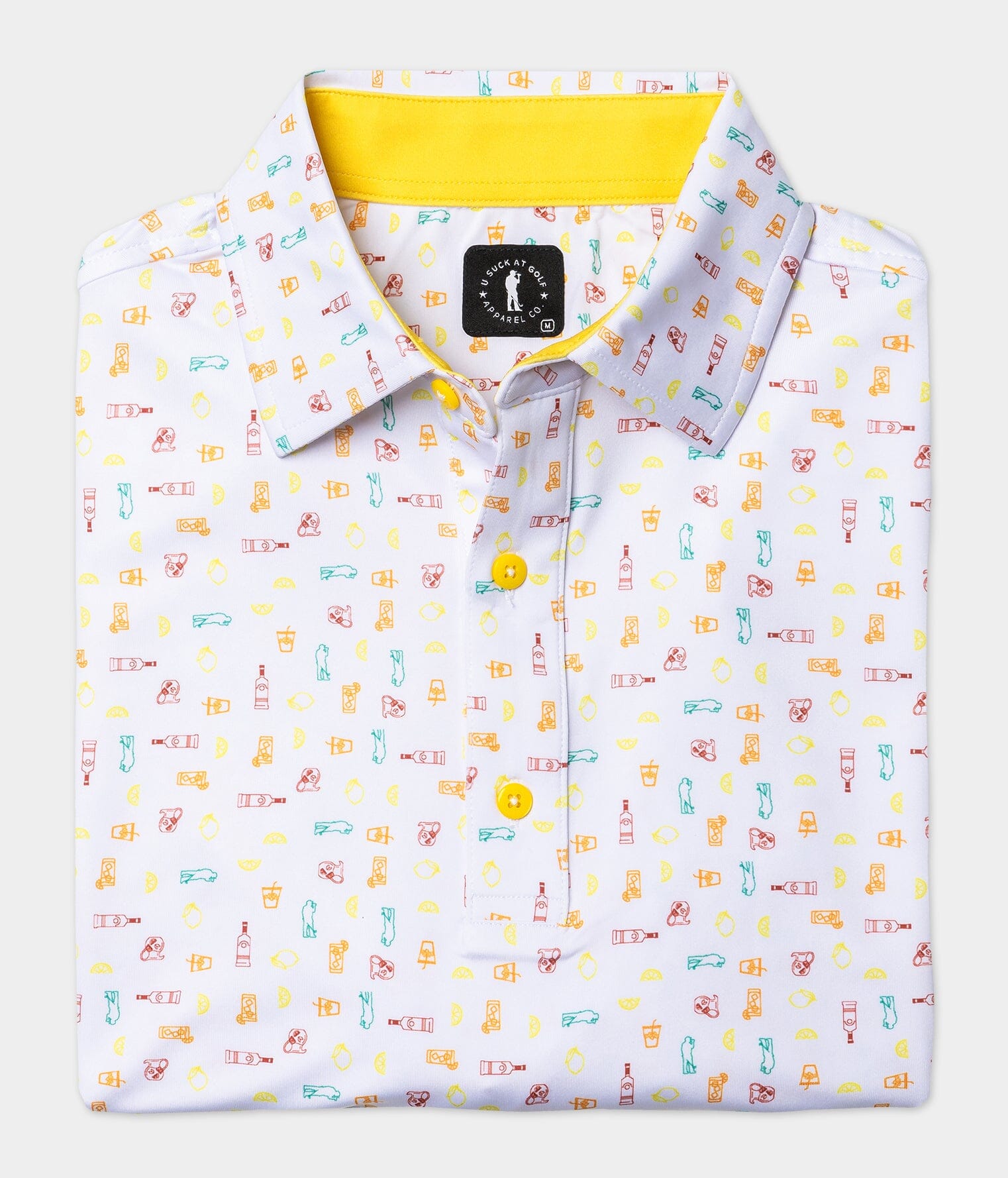 Golden Gulp Polo – U Suck at Golf