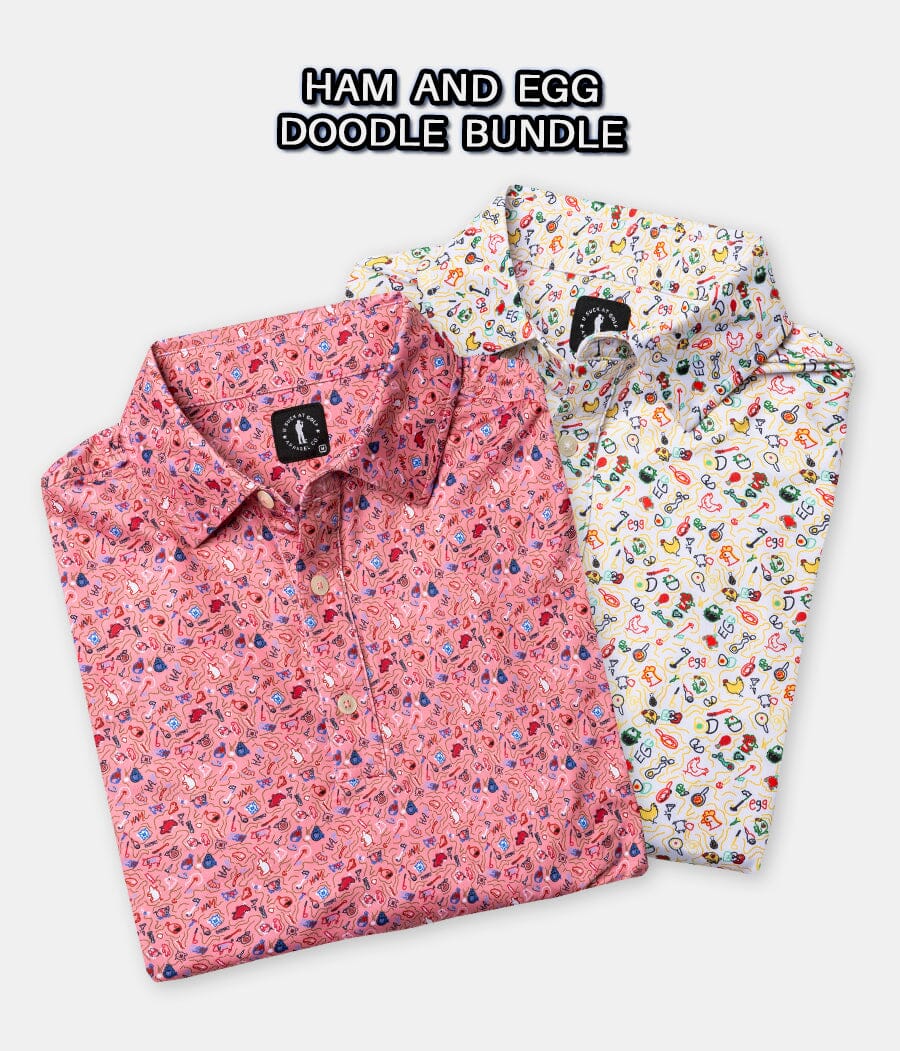 Ham & Egg Doodle Bundle – U Suck at Golf