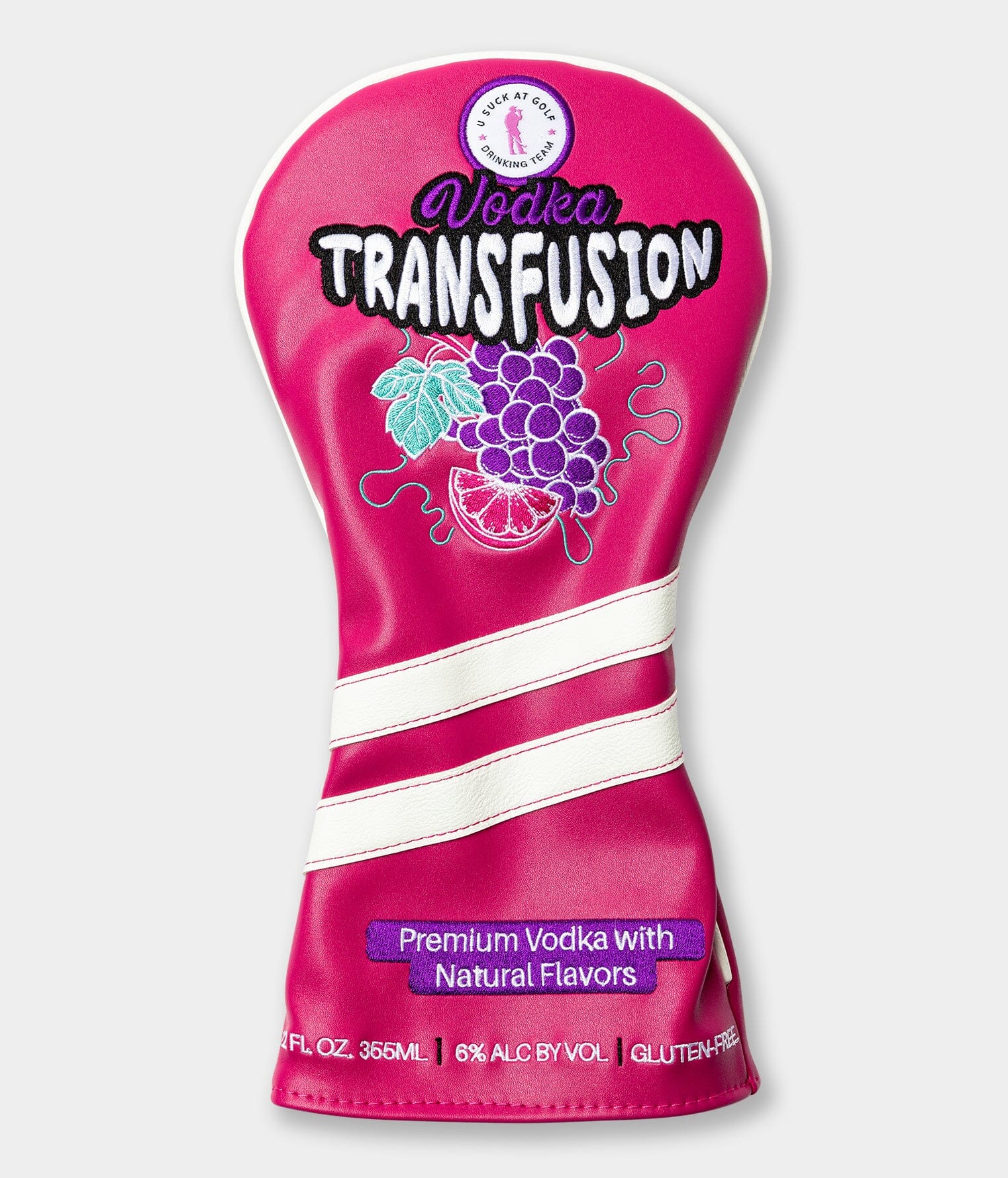 Drink.USAG Transfusion Driver Cover – U Suck at Golf